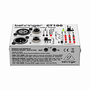 Behringer CT100 Microprocessor Controlled 6-in-1 Cable Tester
