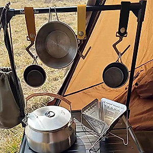 Buer Homie 5 PCS PU Leather Hooks, Multifunctional Leather Hangers, S-Type