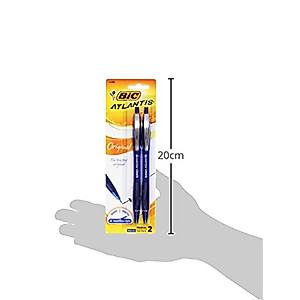 BIC Ball Pen, Medium Point, 0.7mm, Blue, 2ct
