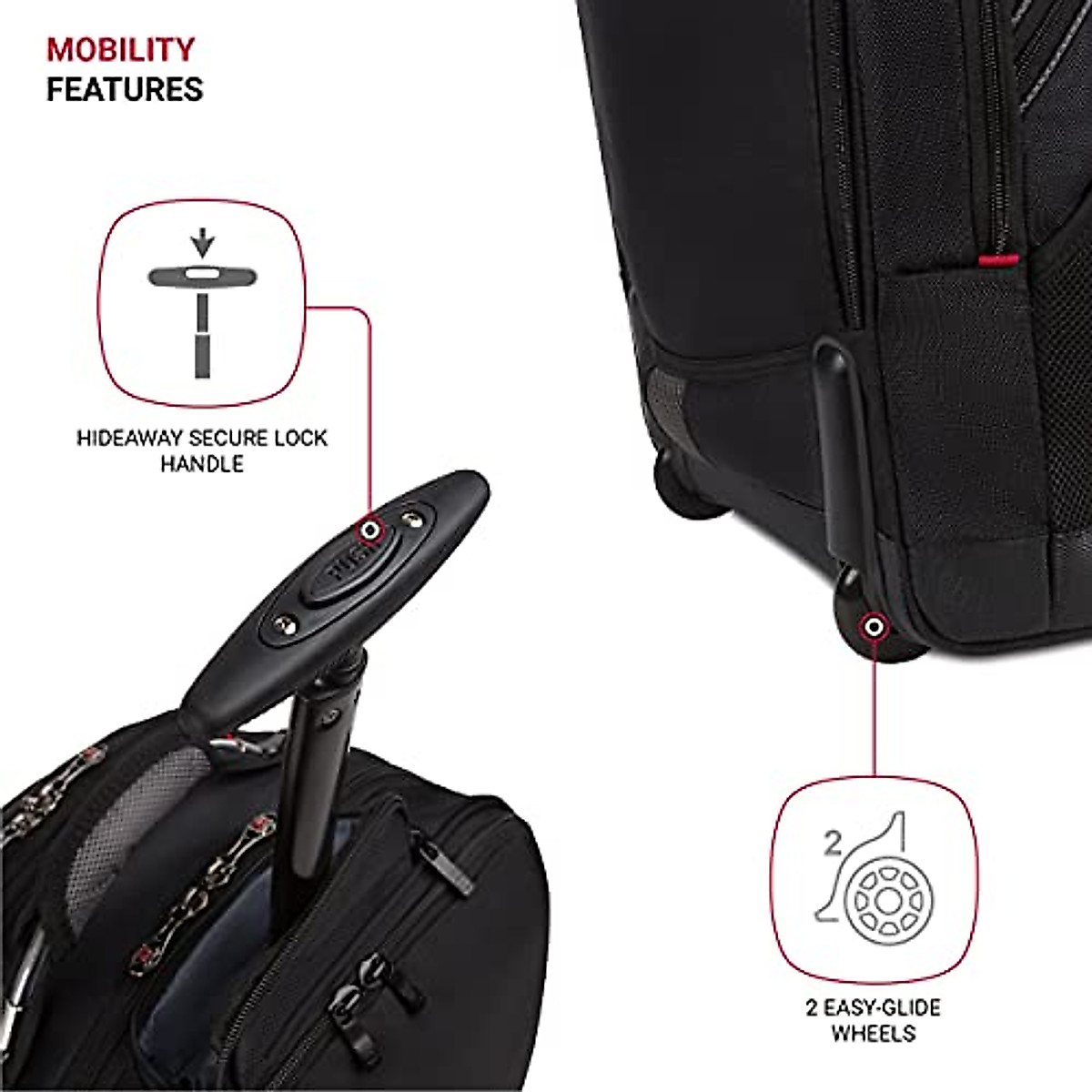 Wenger Luggage Synergy 18-Inch, Black/Grey, 16