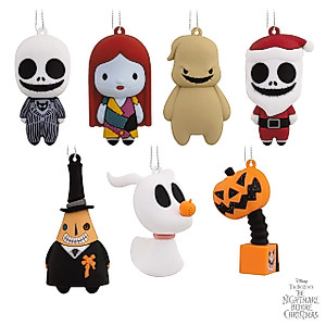 Hallmark Disney Tim Burton's The Nightmare Before Christmas Mystery Christmas Ornaments, Set of 2, Shatterproof