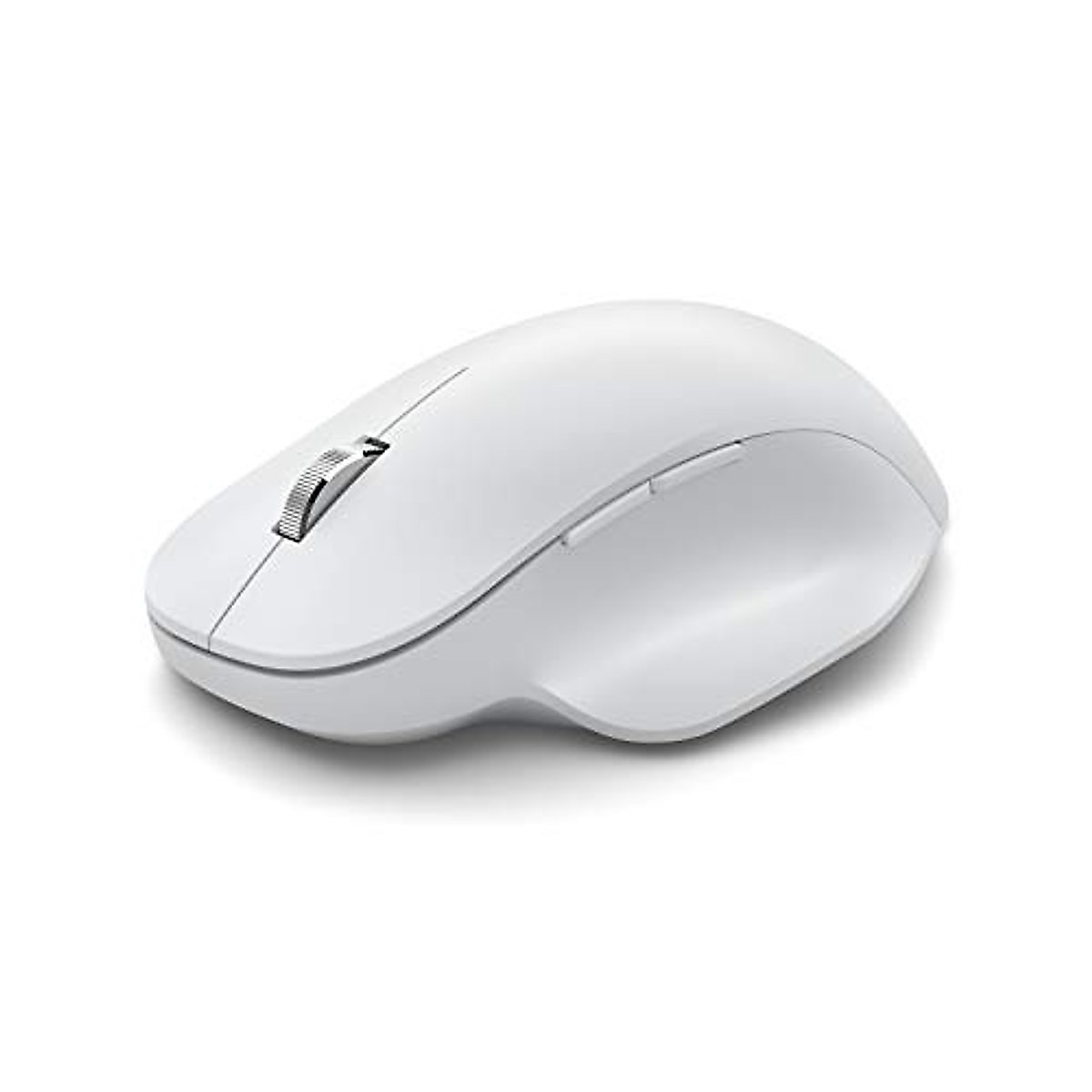 Microsoft Bluetooth Ergonomic Mouse - Glacier with comfortable Ergonomic design, thumb rest, up to 15months battery life. Works with Bluetooth enabled PCs/Laptops Windows/Mac/Chrome computers