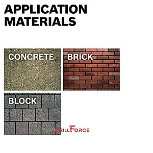 10PC,3/16" X4",SDS Plus Rotary Hammer Concrete Masonry