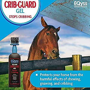 Eqyss Crib Guard Equine Gel 16oz - Guaranteed to Stop Your Horse from Chewing and Cribbing