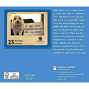 Dog Shaming 2021 Day-to-Day Calendar