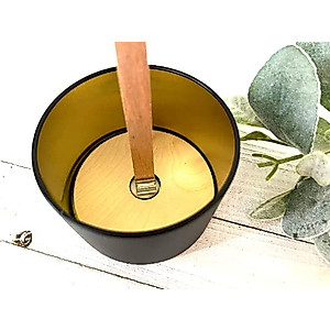 Wick Centering Tool for Single Wick Candle, 1-Wick Stabilizer, Wooden and Cotton Wick Holder,Wick Stabilizer for Candle Making (2.75")