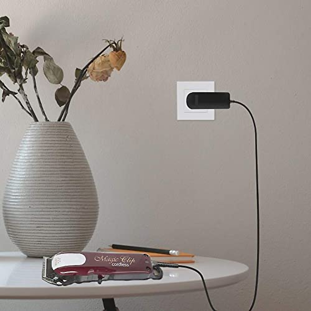 for Wahl Magic Clipper Cordless Charger, 4V Wahl Clipper Charger for Wahl 8164/8591/8148/8504, Wahl 5-Star Magic Clip Cordless Trimmer, Wahl 1919 100 Year Hair Clipper