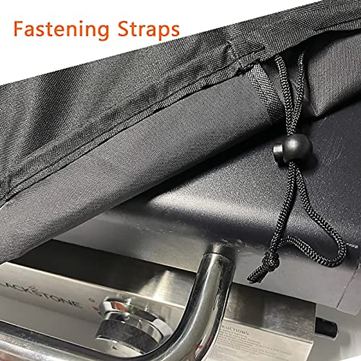 BQMAX Carry Bag and Griddle Cover Replacement for 5510 Blackstone 22" Table Top Griddle with Hood/Lid, Heavy Duty 600D Polyester Waterproof Grill Cover and Bag