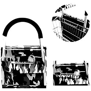 Shopping Trolley on Wheels Multi Function Shopping Cart Lightweight Aluminum Trolley Foldable Climbing Stair Car with 6 Wheels Storage Hand Trucks,Red ,