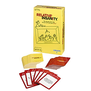 Relative Insanity Amazon — Hilarious Party Game — from Comedian Jeff Foxworthy — Ages 14+ — 4+ Players