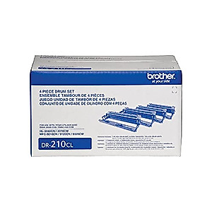 Brother Dr210cl Drum Unit, Black/Cyan/Magenta/Yellow - in Retail Packaging