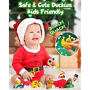 Rubber Duck Advent Calendar 2023, Christmas Ducks Bath Toys Advent Calendar for Kids, Rubber Duckie for Jeep Ducking, Advent Calendars, Toddler, Baby, Girls, Boys, Adult, Kids Advent Calendar 2023