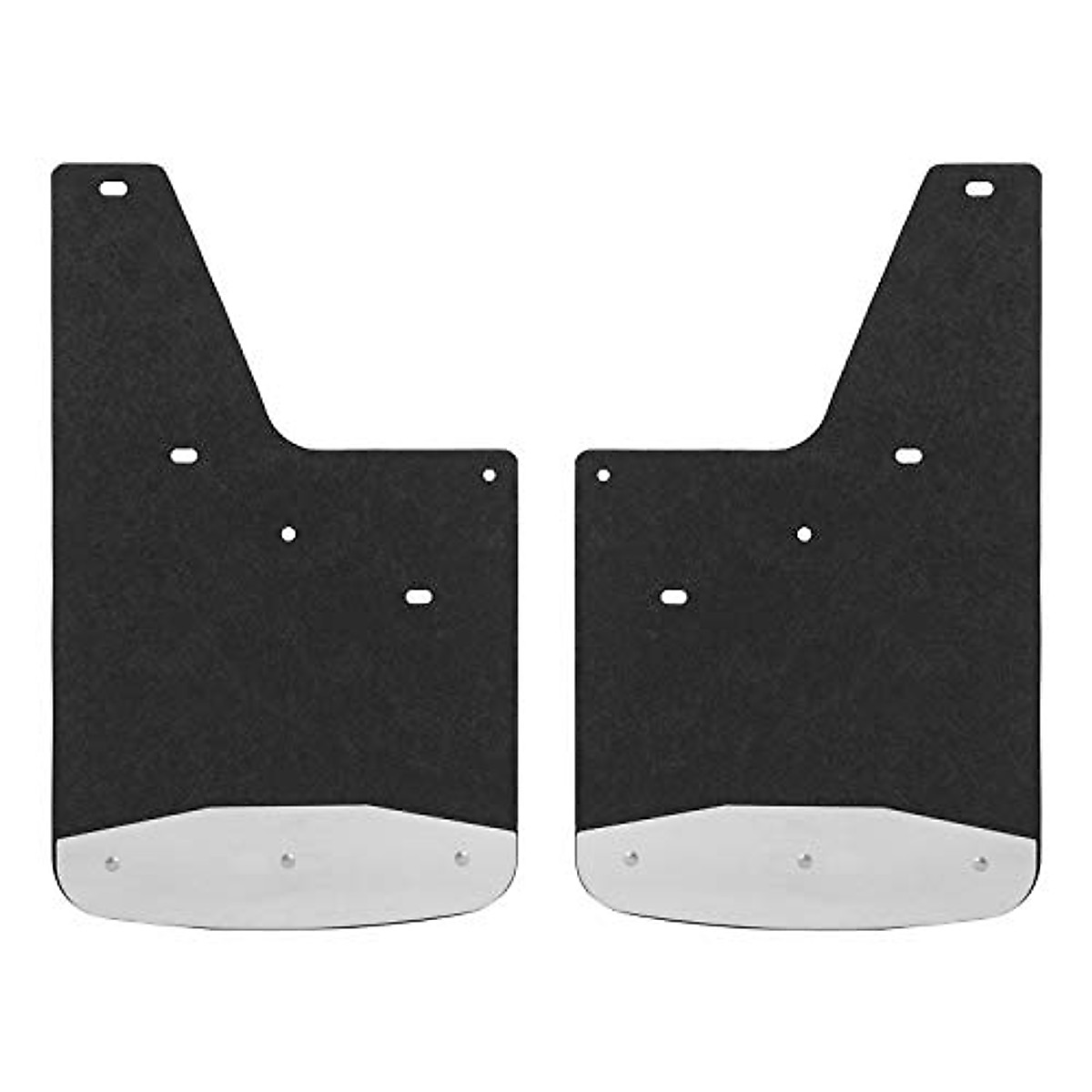 LUVERNE 250740 Front or Rear 12-Inch x 20-Inch Textured Rubber Mud Guards, Select Chevrolet Silverado, GMC Sierra 1500, 2500, 3500 HD