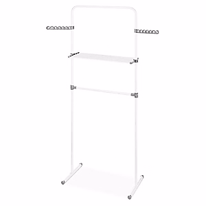 Whitmor Laundry Storage and Drying Rack, White