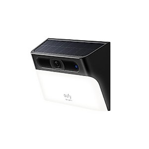 eufy Security Solar Wall Light Cam S120,Solar Security Camera,Wireless Outdoor Camera,2K Camera, Forever Power,Motion Activated Light,AI Detection,IP65 Waterproof,Spotlight,No Monthly Fee (Renewed）