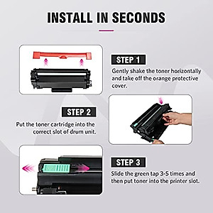 ALLWORK 4PK Compatible TN-760 Toner Cartridge Replacement for Brother TN760 TN730 TN770 Toner High Yield for Brother HL-L2350DW HL-L2370DW HL-L2395DW MFC-L2690DW MFC-L2710DW MFC-L2717DW MFC-L2750DW XL