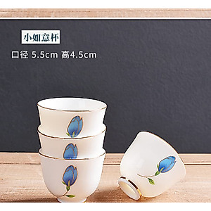 hanaiette Small Teacup?Tea Cups, Tea Cups, Tea Cups, Tea Cups, Ceramic Tea Tasting Cups ?Porcelain Cup? China Cup (????)