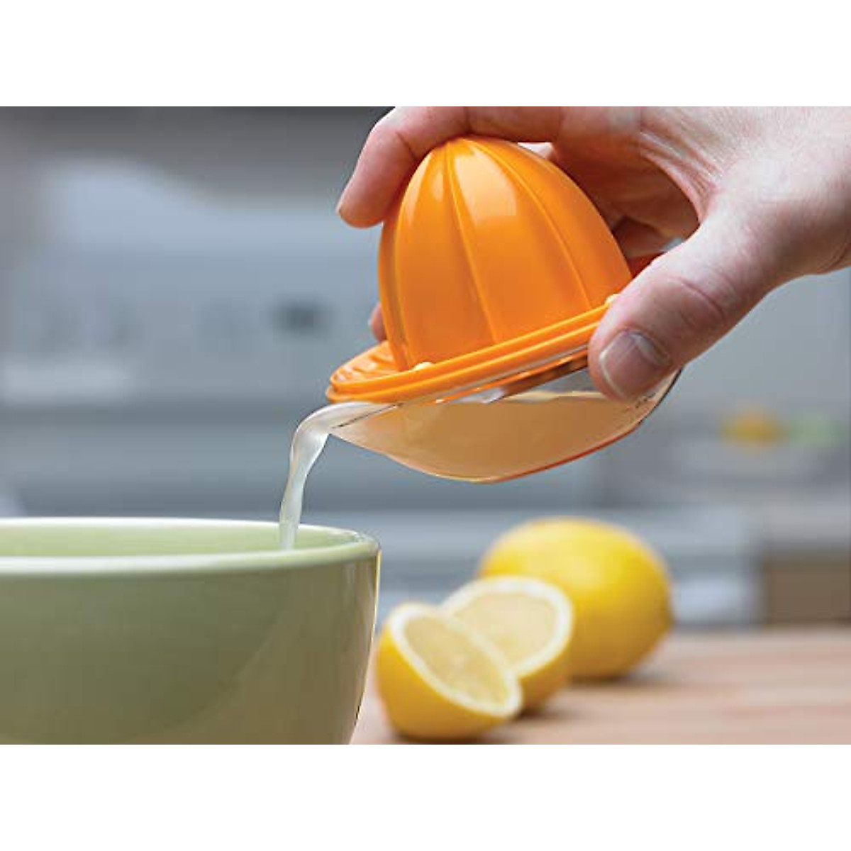 Prepworks by Progressive Dome Citrus Juicer, Lemon Lime Orange Grapefruit Press, Hand Held, Manual Lemon Squeezer