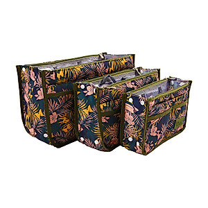 Periea Signature Purse Organizer Insert with Handles & 13 Pockets - 3 Sizes (Toucan, Small)