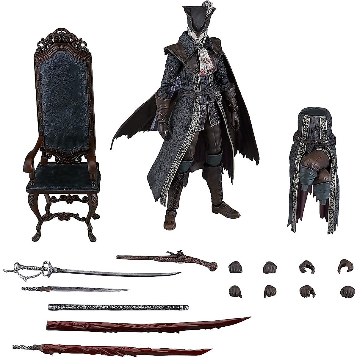Max Factory Bloodborne: The Old Hunters: Lady Maria of The Astral Clocktower Deluxe Figma Action Figure,Multicolor