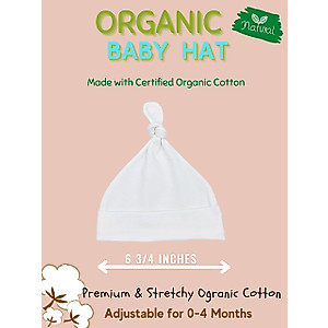 Organic Baby Hat for Boys/Girls/Newborns/Infant Hospital Hat (Pink/Rose)