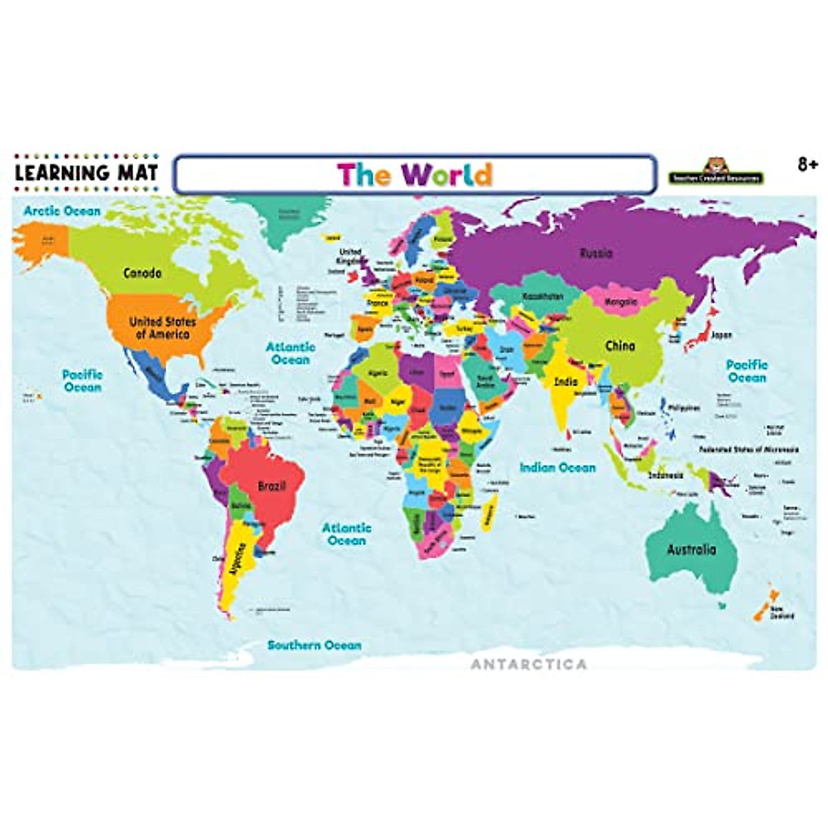 The World Map Learning Mat