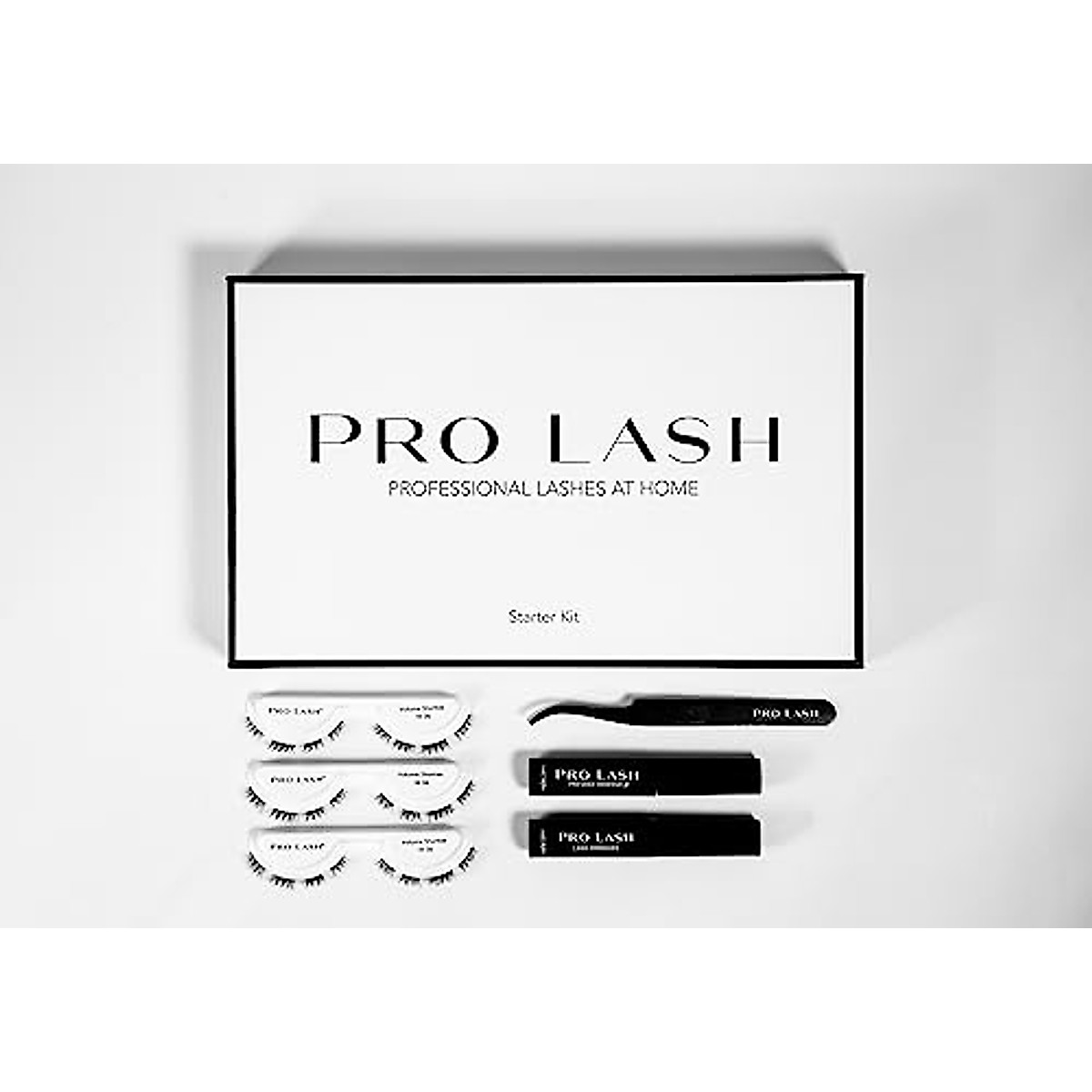 Pro Lash Starter Kit | Professionally Styled Lashes at Home | Easy Application Professional Quality | Waterproof | Lasts up to 10 Days with ProLock Adhesive System | 3 Sets of Lashes (Classic)