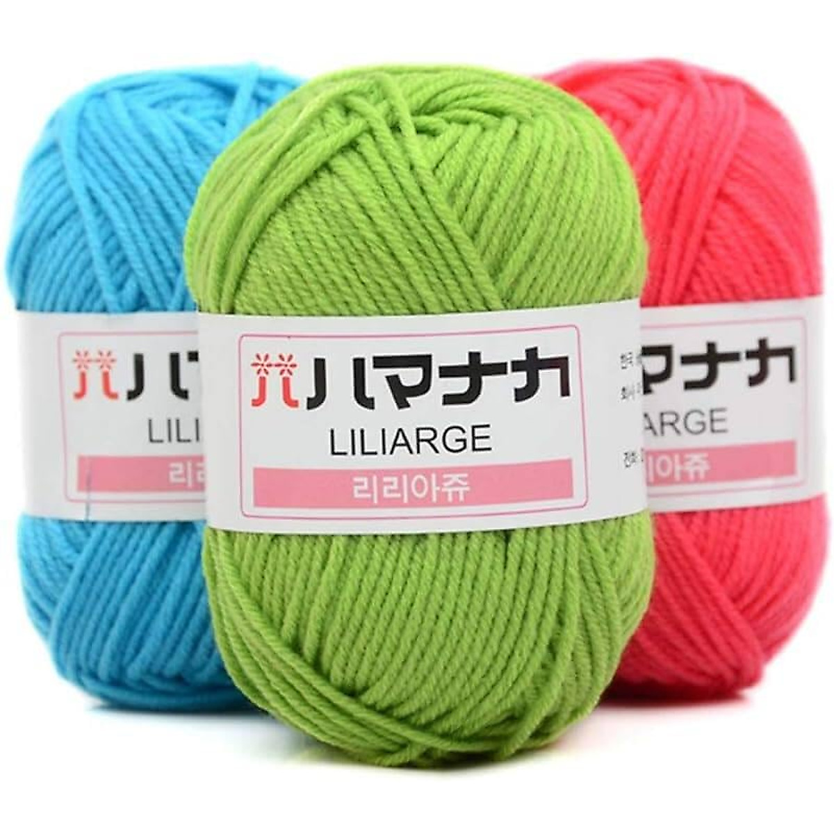 Double Knitting Yarn 25G Crochet Yarn Craft Making Knitting Yarn Balls Perfect for Arts & Crafts Random Color Dependable Performance Black