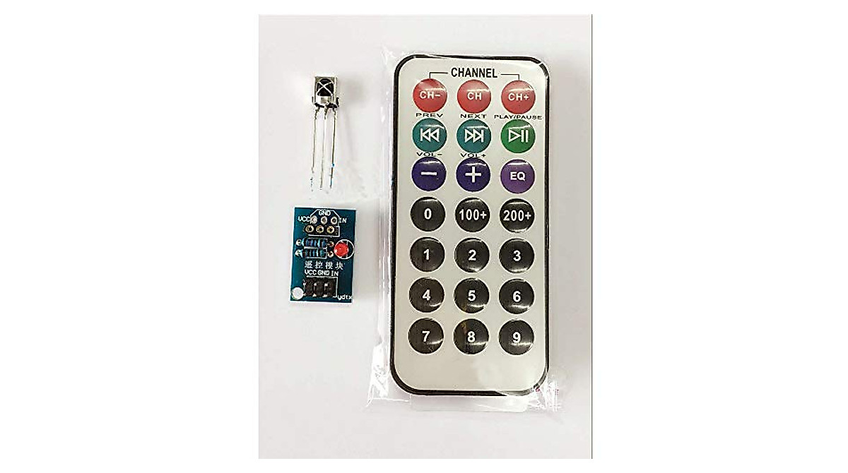 KOOBOOK 2 Sets HX1838 IR Remote Sensor Kit for Arduino DIY