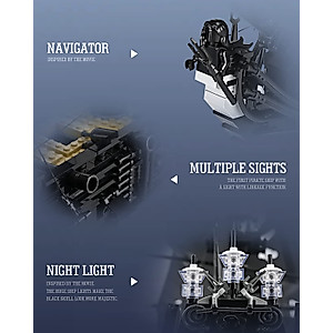 Nifeliz Black Skull Pirates Ship Building Blocks Kits, Model Set and Assembly Toy for Teens and Adult, Makes a Great Gift for People who Like Creative Play and Adventures, New 2023 (3423Pcs)