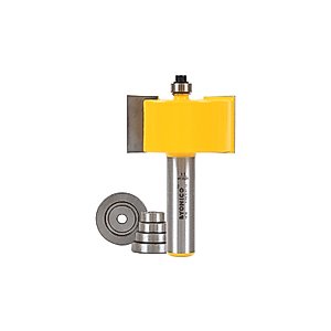 YONICO Rabbet & Bearing Router Bit Set Large 1/2-Inch Shank 14706