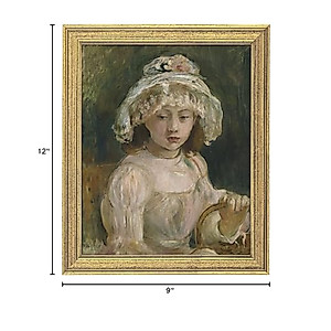 Museum Collection Piccadilly Artist Vintage Picture Frames - 9x12 Gold - Single Frame for 1/2" Canvas, Paper and Panels, Museum Quality Wooden Antique Frame, Does not Include Glass or Backing