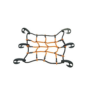 Heininger 4249 HitchMate 12" x 12" StretchWeb Cargo Net with Bag and Hooks