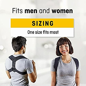 FUTURO Posture Corrector, Fits Men and Women, Helps Promote Better Posture, Back Support, Doctor Developed, Adjustable