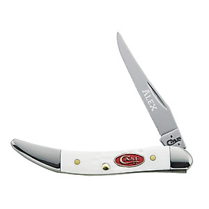 Personalized Case SparXX White Synthetic Standard Jig Small Texas Toothpick with Free Laser Engraving