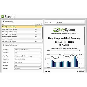 Eyedro Business 3-Phase Solar & Energy Monitor - View Your High Resolution Energy Usage in a Variety of ways via My.Eyedro.com (No Fee) - Energy Costs in Real Time - EYEDRO5-BEW (Ethernet/WIFI)