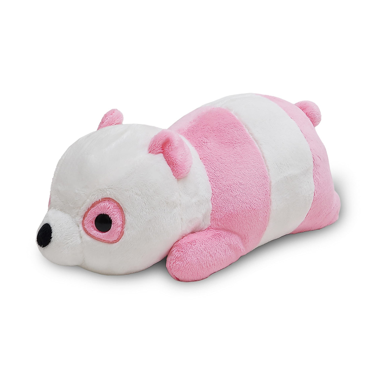 Avocatt Pink Panda Bear Plushie - 12 Inches Panda Pillow for Boys and Girls - Squishy Plush Toy Stuffed Animal - Kawaii Cute Japanese Anime Style Gift