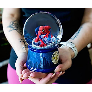 Marvel Spider-Man New York Skyline Light-Up Collectible Snow Globe