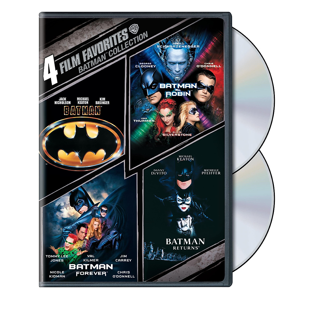 4 Film Favorites: Batman Collection (Batman / Batman Forever / Batman and Robin / Batman Returns)