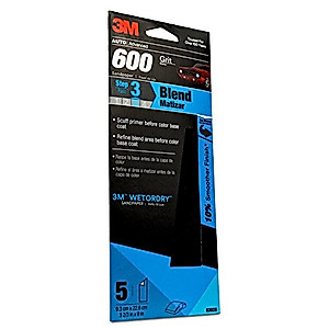 3M 03020 Imperial Wetordry 3-2/3" x 9" P600 Grit Sandpaper
