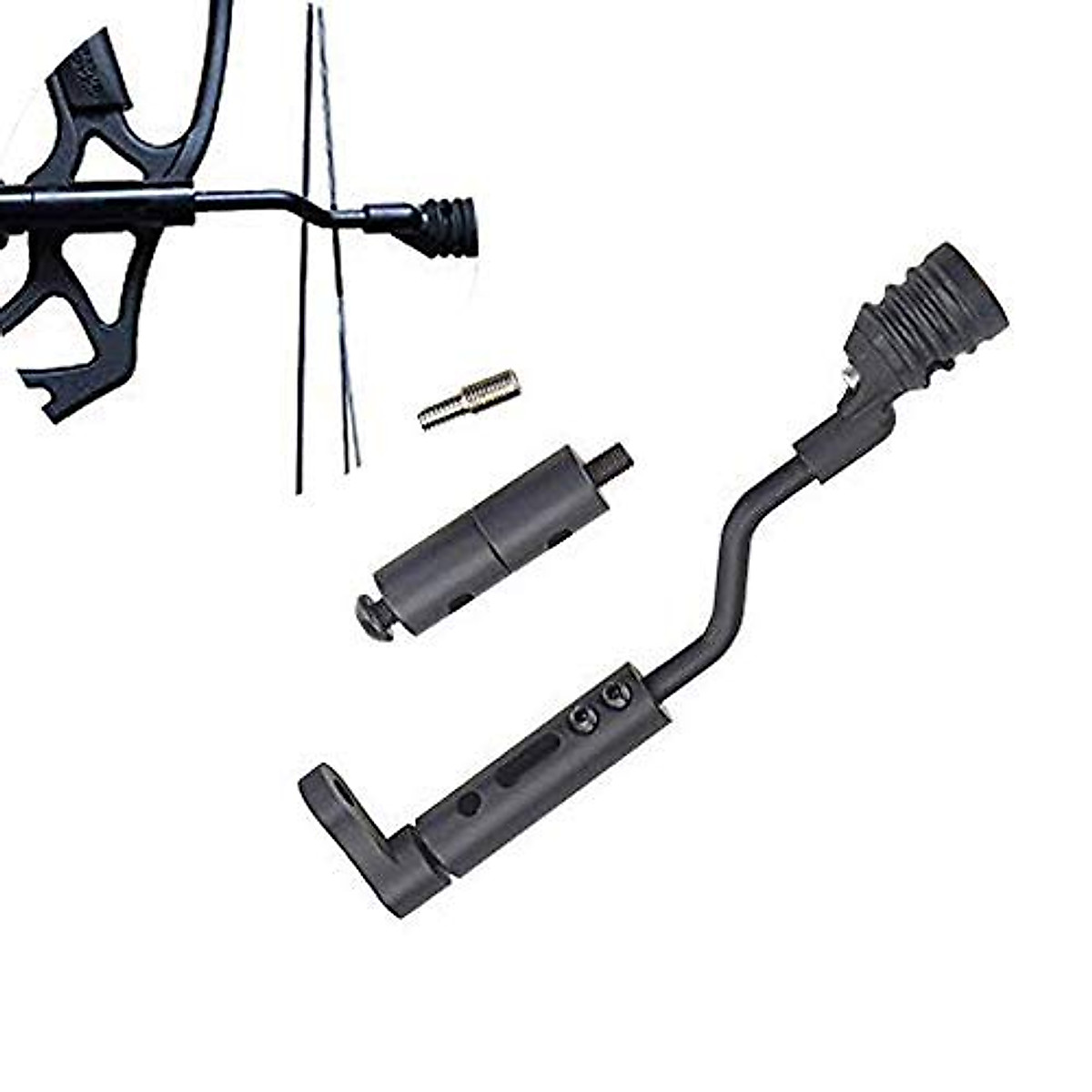 ZSHJGJR String Stop Bracket Decelerator Rod String Vibration Balance Bowstring Stop Suppressor Bracket Mount Stabilizer for Compound Bow