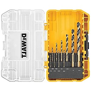 DEWALT Dril Bit Set, Black and Gold Drill Bit Set 10-Piece (DWA1180)