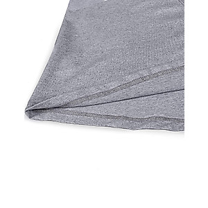 MOQIVGI Workout Tops for Women Short Sleeve Loose Fit Sweat Wicking Round Neck Activewear Yoga Muscle Sprots Gym Shirts Summer Athleisure Womens Clothes Grey Medium