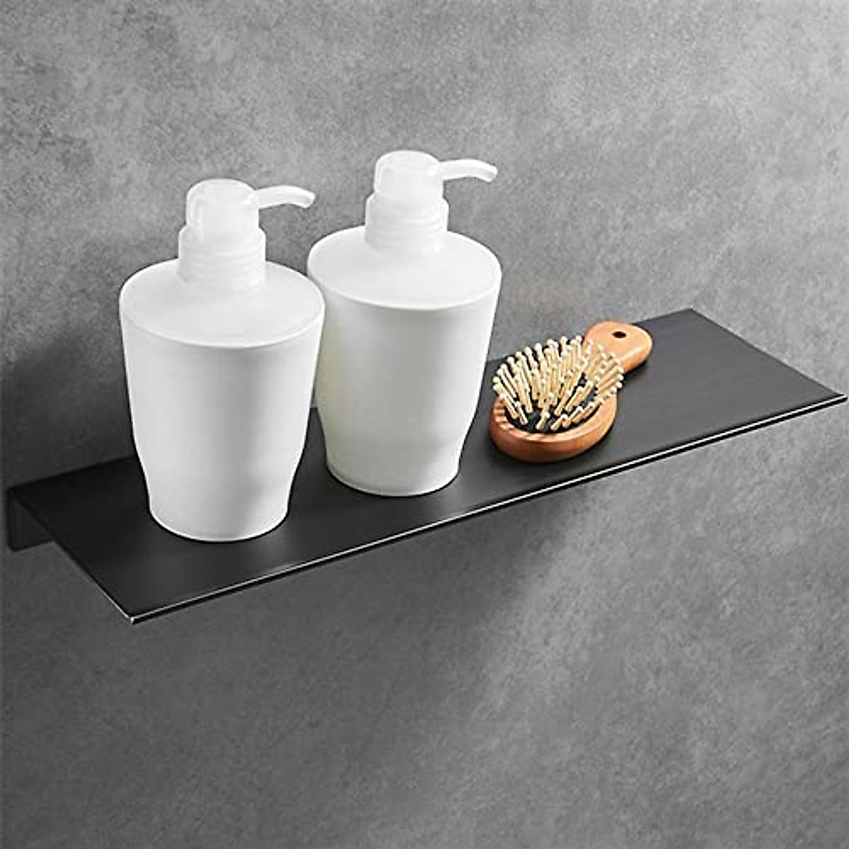 RIIPOO Bathroom Floating Shelf, No-Drill Wall Display Shelf, Storage Organizer Shelf for Bathroom, Living Room, Kitchen