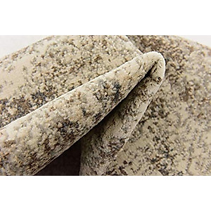 Unique Loom Tuareg Collection Distressed Abstract Traditional Vintage Area Rug, 4 ft x 6 ft, Beige/Brown