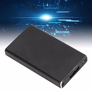 Mobile Hard Disk Box, Aluminum Alloy USB3.0 External HDD Enclosure, 6GB Fast Transmission,Up to 1TB Mass Storage, Plug and Play,for Windows XP/Vista/7/8/10, for OS X 8.6, Linux