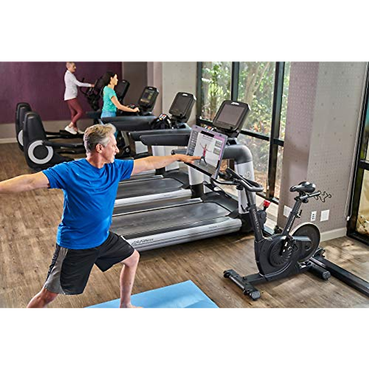 Echelon Smart Connect Fitness Bike, 30-Day Free Echelon Membership, Easy Storage, Small Spaces, Cushioned Seat, Solid Design, HIIT, Top Instructors, 32 Resistance Levels, Bluetooth, EX-7S