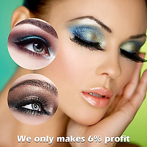 Eye Makeup Brushes Set, Premium 7Pcs Eyeshadow Brush, Professional Eye Brush for shadow lip Angled Eyeliner Eyebrows, Soft Hairs and Wood Handle.