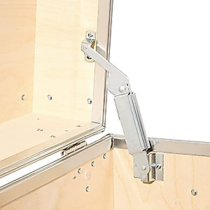 Rhino Trunk & Case XXL Armor Trunk with Removable Wheels, College, Home & Office Storage 36"x18"x18" (Slate)