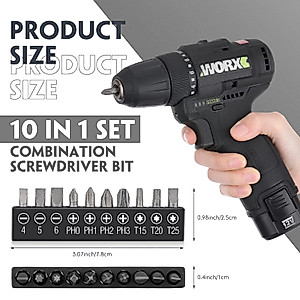 14 Pcs Flexible Drill Bit Extension Set 1/4 Inch Hex Shank Bendable Drill Bit Extension 105 Right Angle Drill 90 Right Angle Screwdriver Bits 10 Short Screwdriver Bits Electric Hand Tool